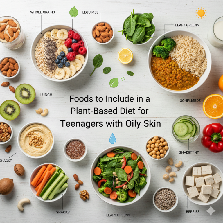 Plant-Based Diet for Teenagers with Oily Skin | Control Oil Naturally